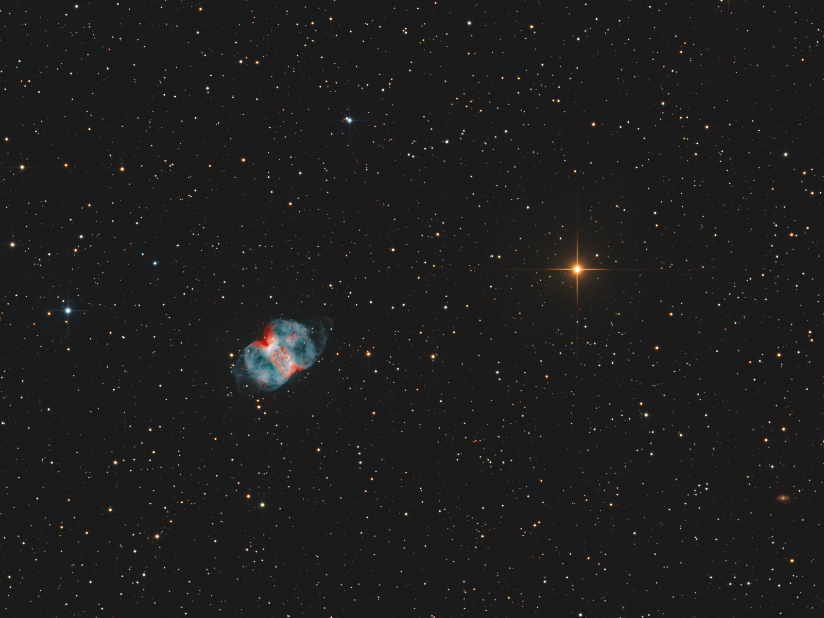 Messier 76 – The Little Dumbbell Nebula – Bart Delsaert – Astrophotography